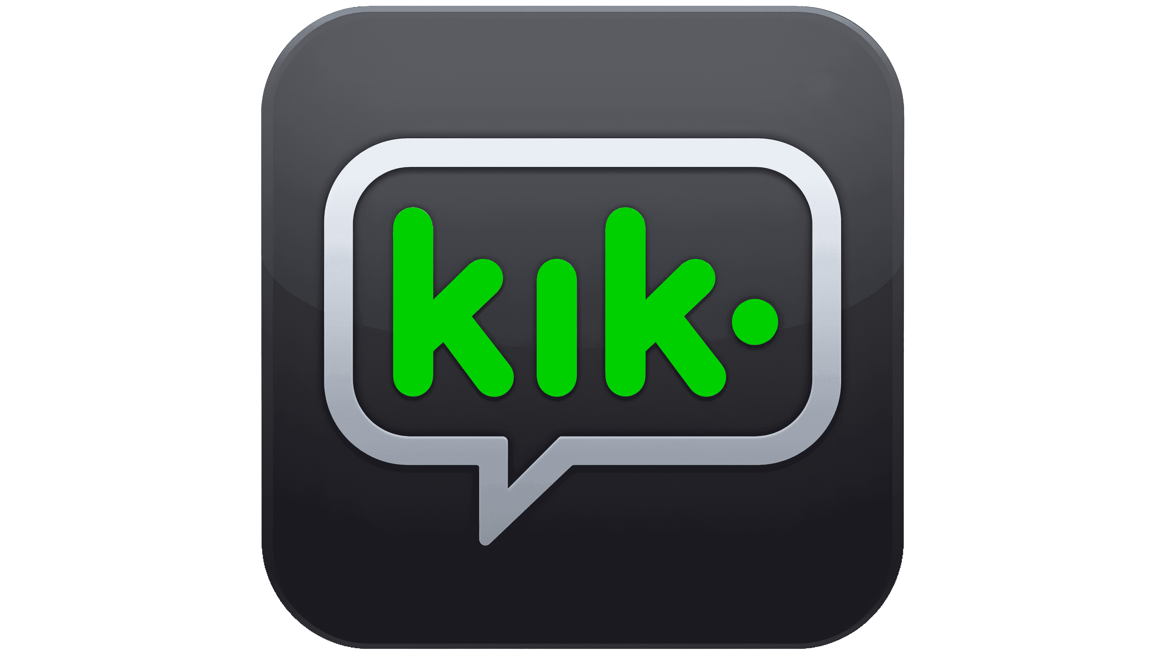 Kik Messendger Logo - 一款流行的即时通讯应用 - 云瑞Logo资源库